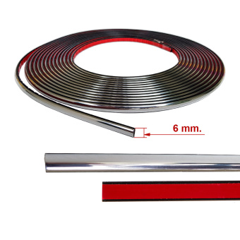 Spare Parts for Lada Niva 4 x 4 | Chrome strip self-adhesive 6mm wide ...